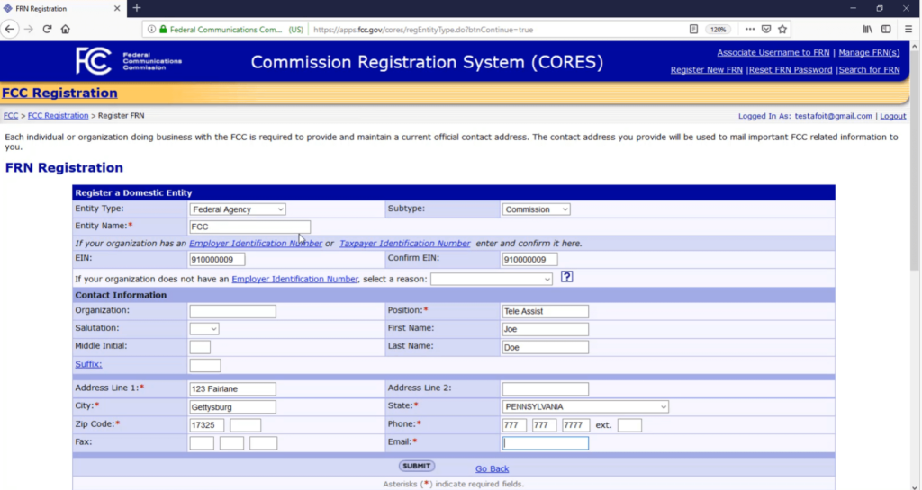 How to Register for your FRN – Ham Radio Prep