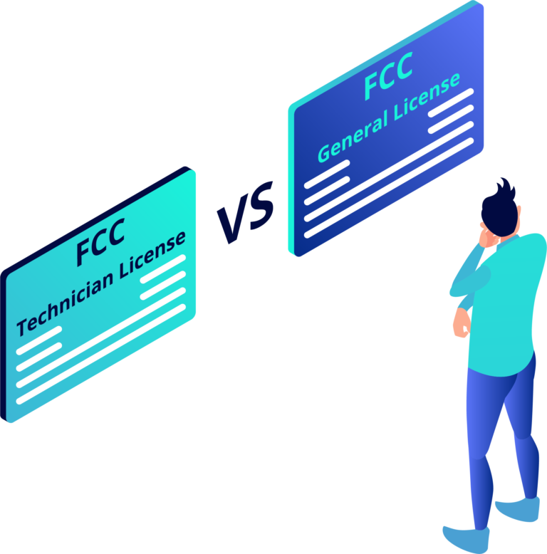 Difference Between FCC’s ham radio Technician and General Class Licenses